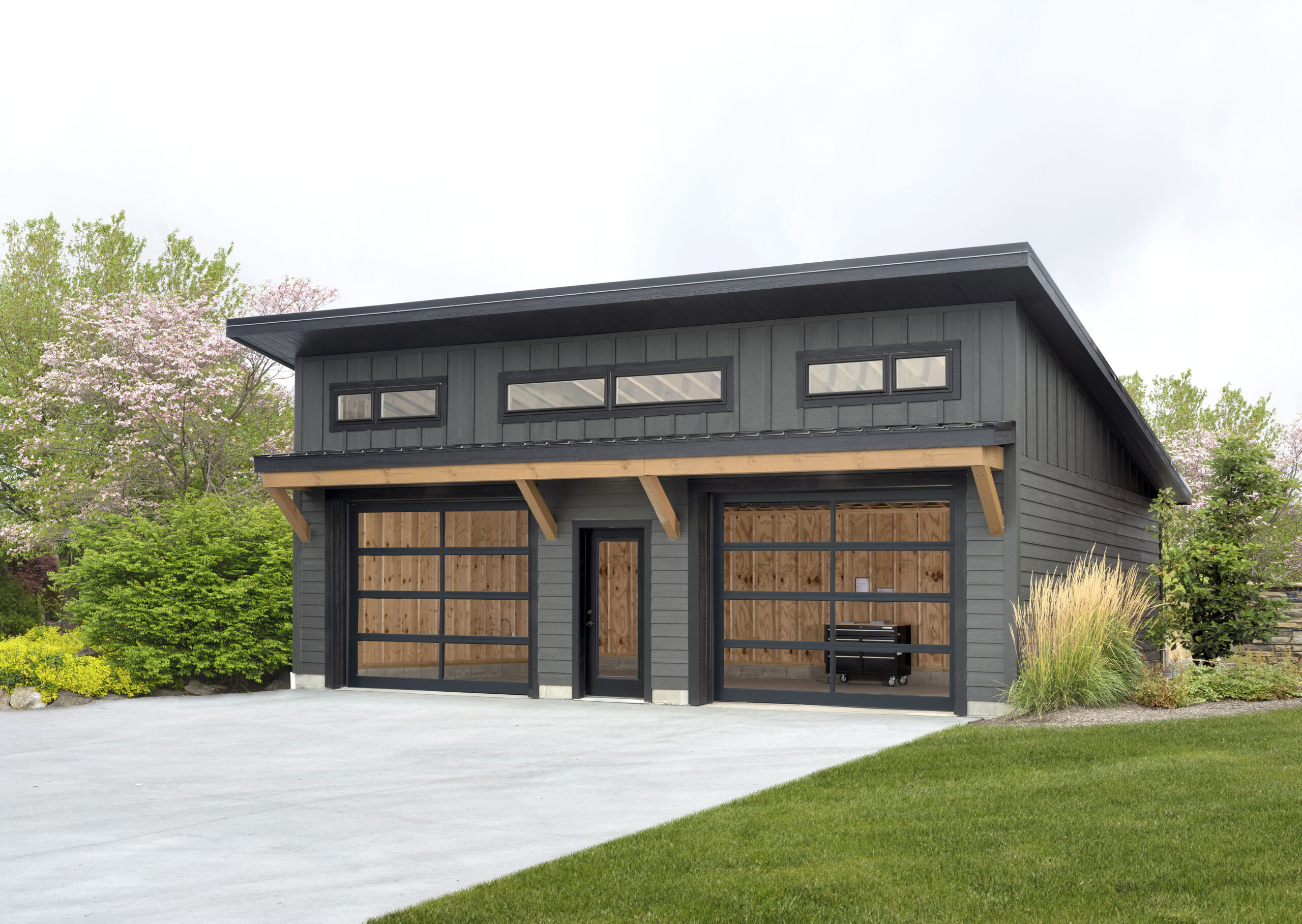 Polynesian Style Roof Garage