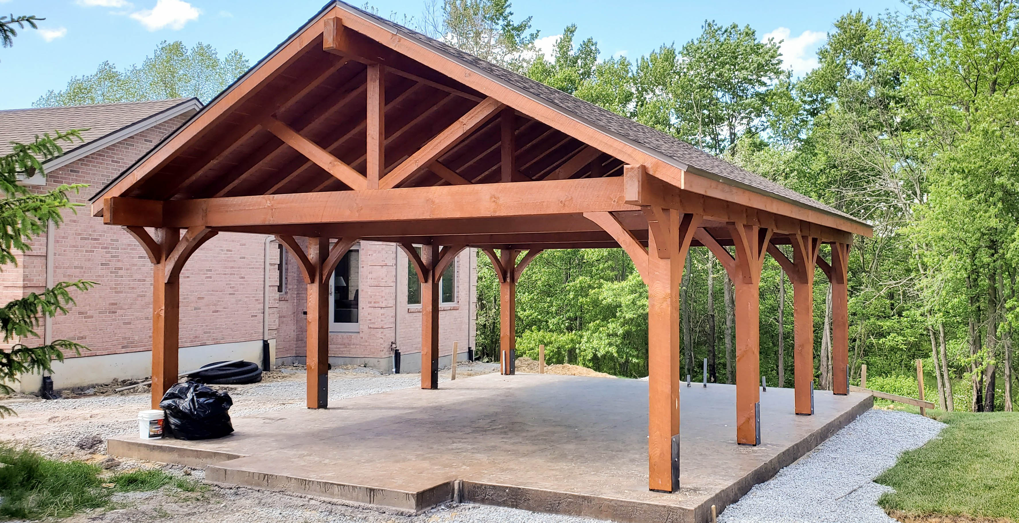 Timber Ridge Wood Pavilion - Weaver Barns
