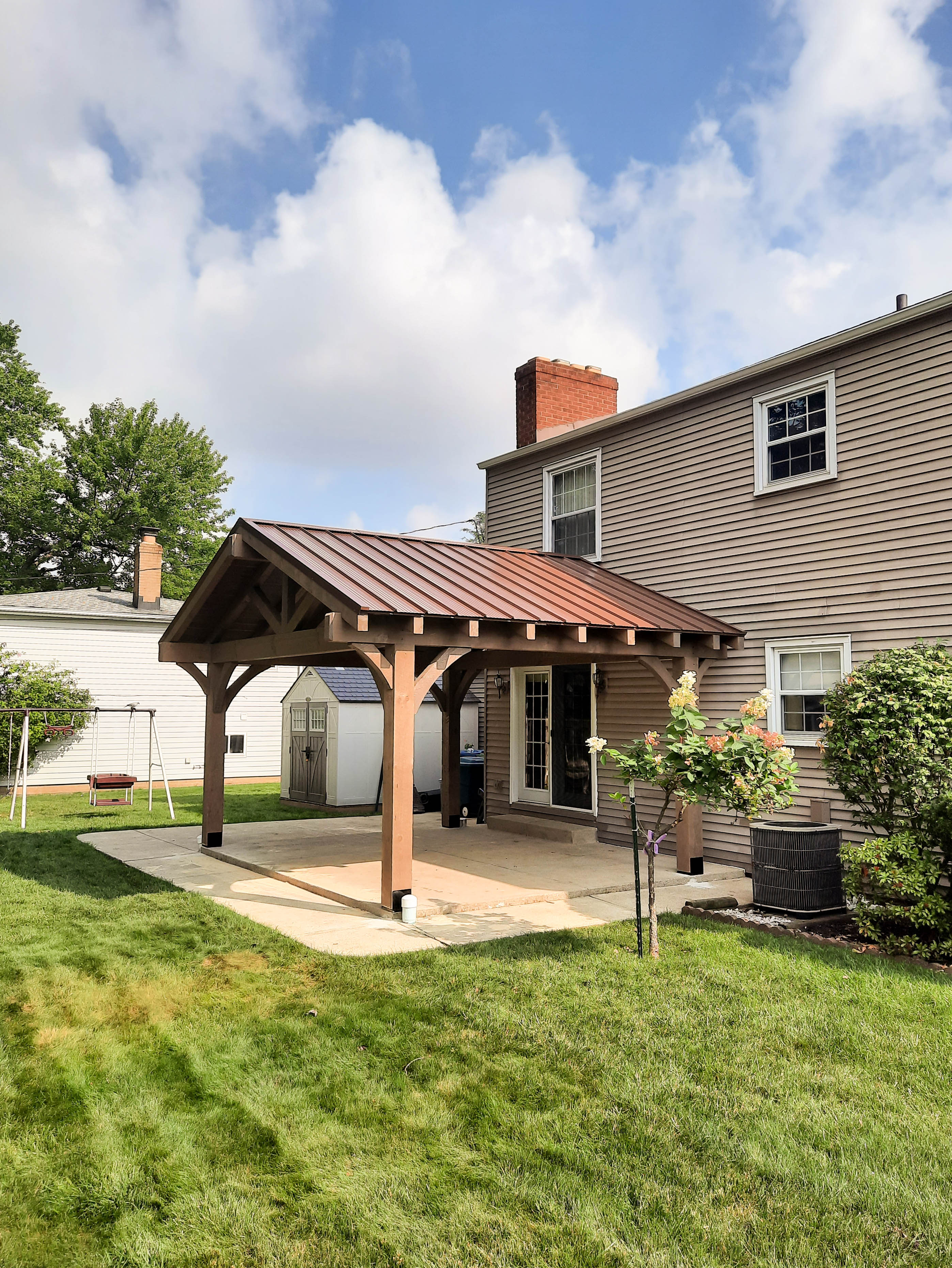 Timber Ridge Wood Pavilion - Weaver Barns