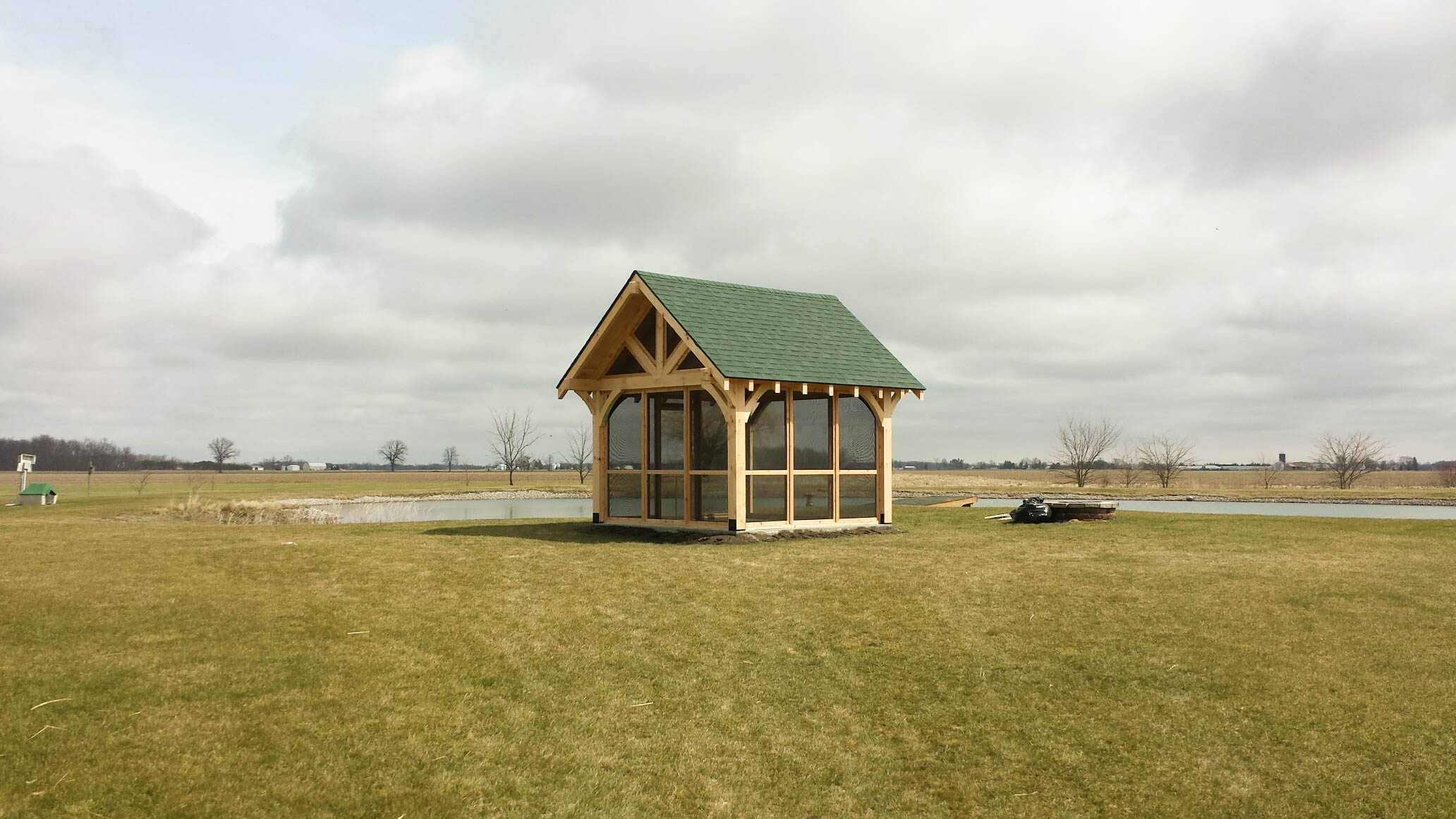 Timber Ridge Wood Pavilion - Weaver Barns